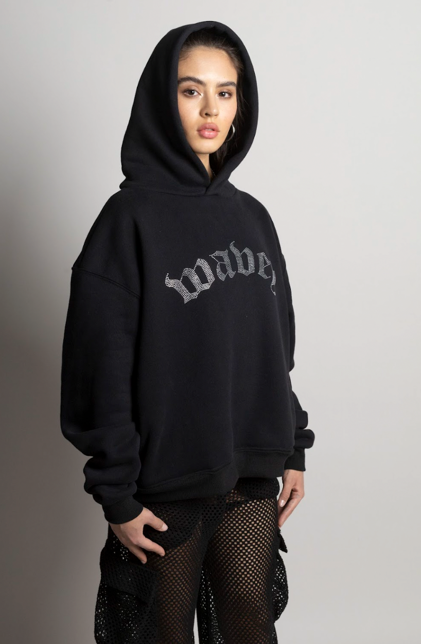 HOODIE RHINESTONES – Wavey